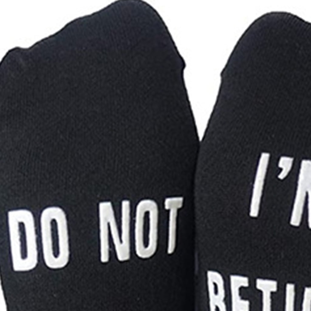 GENEMA Unisex Novelty Funny Sayings Anti-Slip Socks Do Not Disturb Do ...