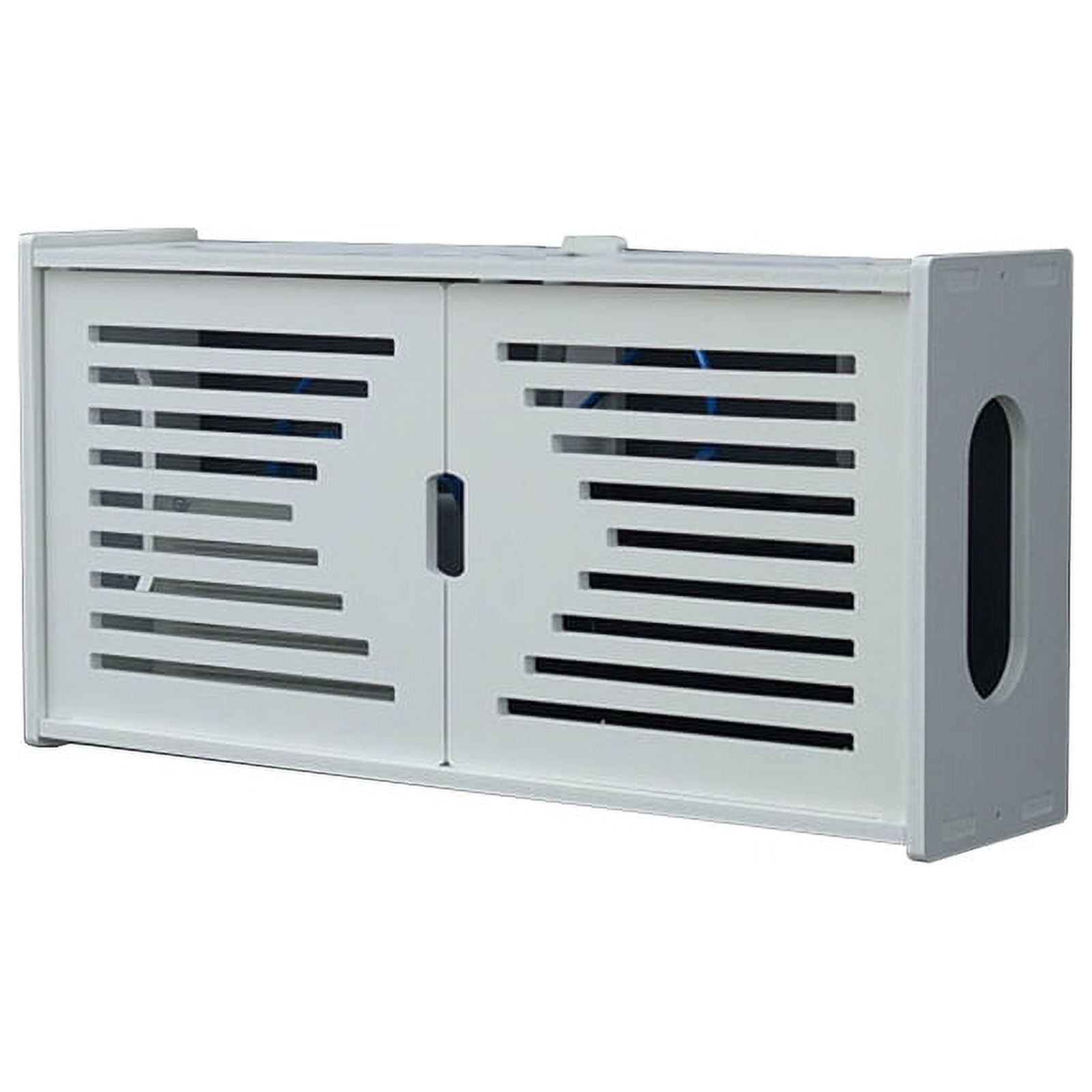 GENEMA Wifi Router Storage Box Wall Hanging Shelf Wooden Bracket Free ...