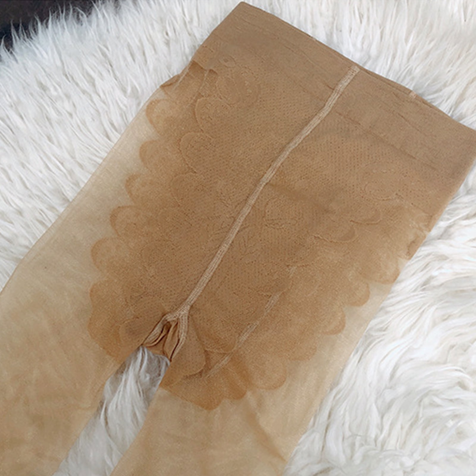 GENEMA Wome Sheer Pantyhose Glitter Metallic Fish Scale Sequins Print ...