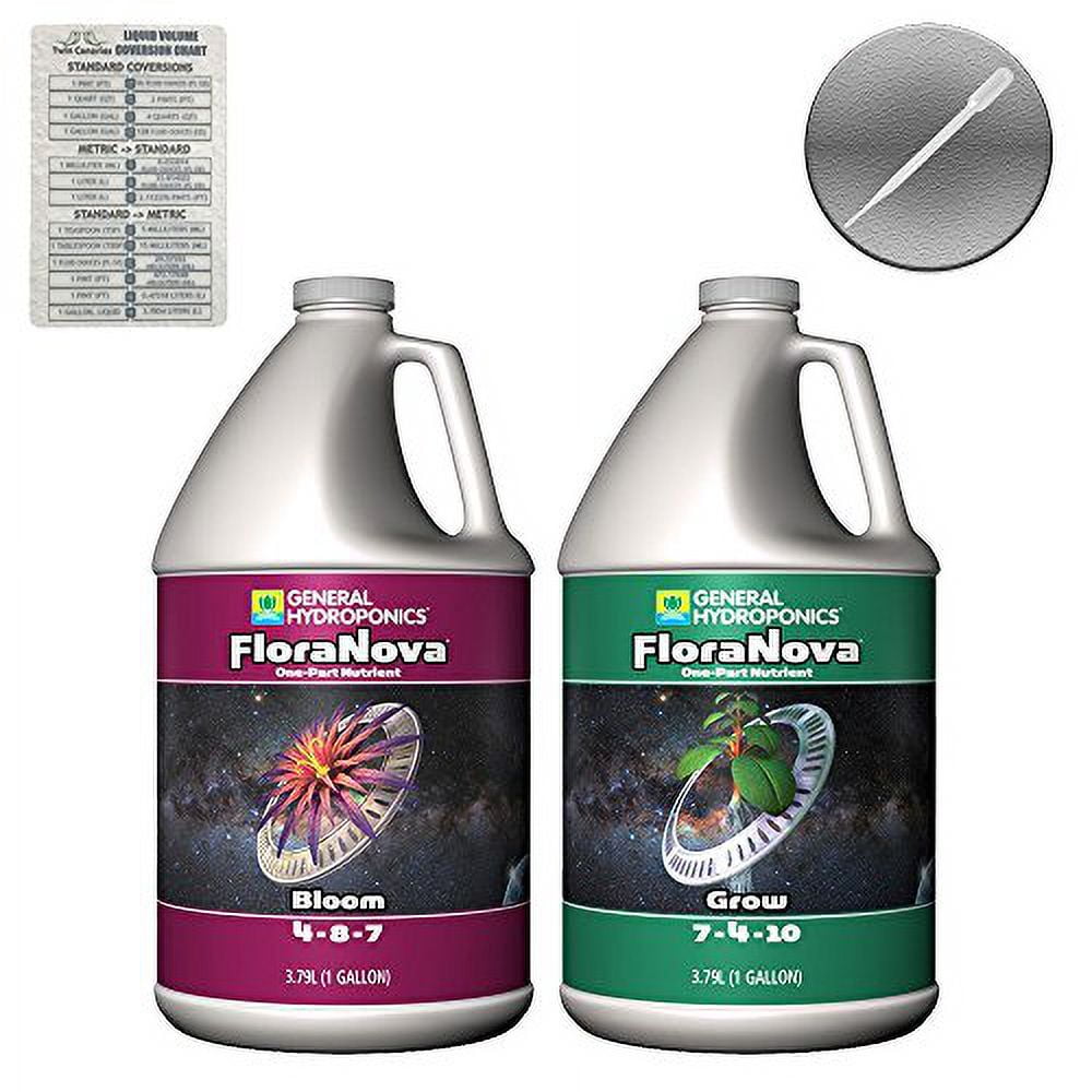 GENERAL HYDROPONICS FLORANOVA LIQUID NUTRIENTS FORMULA BUNDLE + THCiTY ...