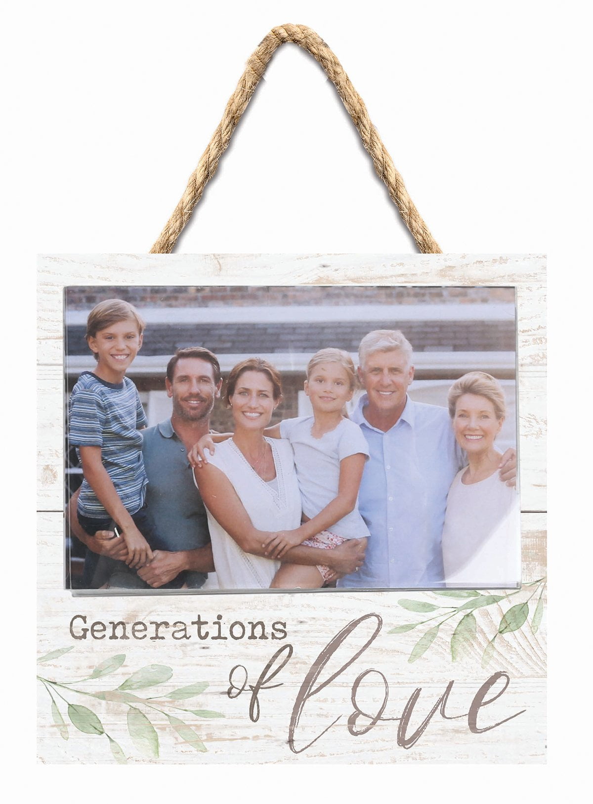 GENERATIONS OF LOVE Family Wood Pallet Photo Frame Sign, 7" x 7 ...
