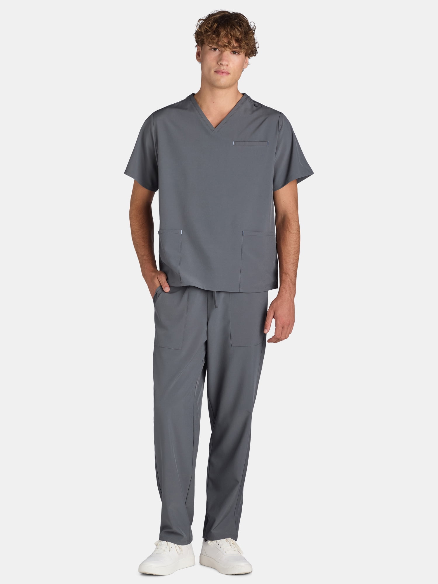Generic Men's Scrub V-Neck Top, Sizes XS-XXXL - Walmart.com