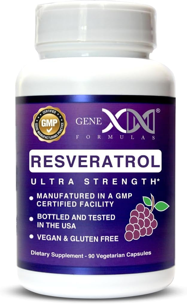 GENEX Resveratrol Supplement Japanese Knotweed 1500mg, Organic Trans ...
