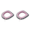 GENGEN 2 Pack Toilet Seat Cover - Bathroom Soft Thicker Warmer ...