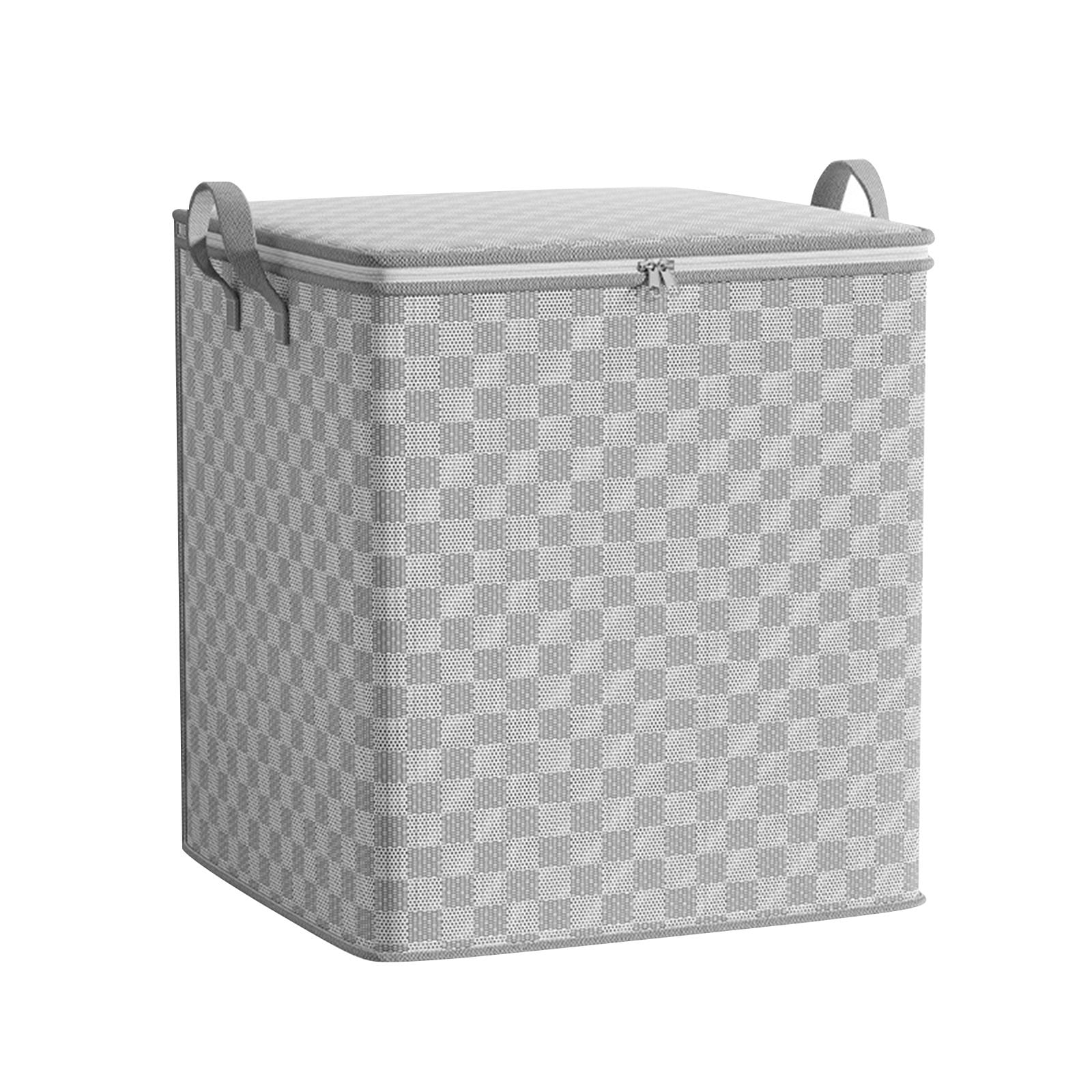 GENGEN Extra Large Blanket Storage Containers, 220L Breathable Clothes ...