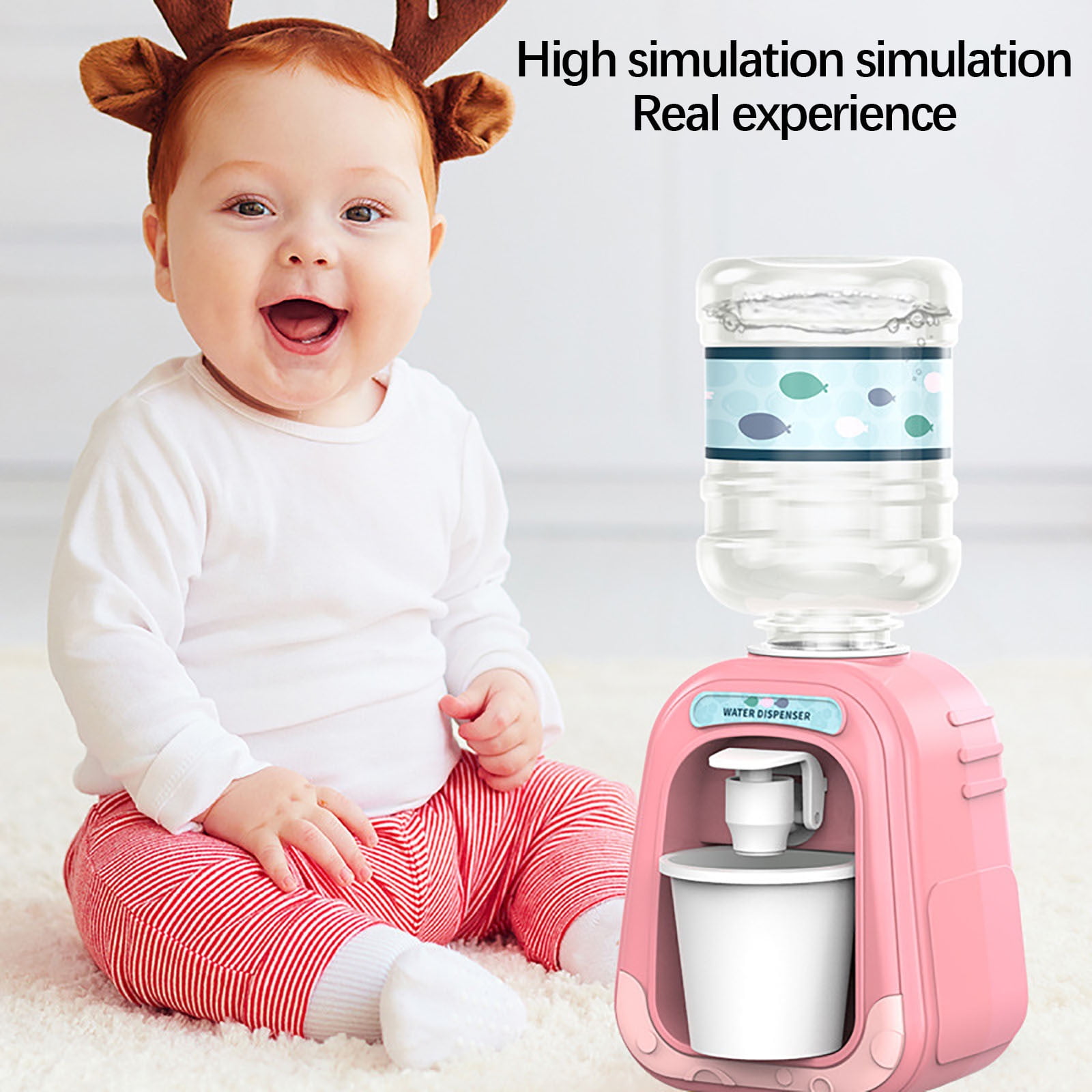 GENGEN Mini Water Dispenser - Kids Water Dispenser with Cup ...