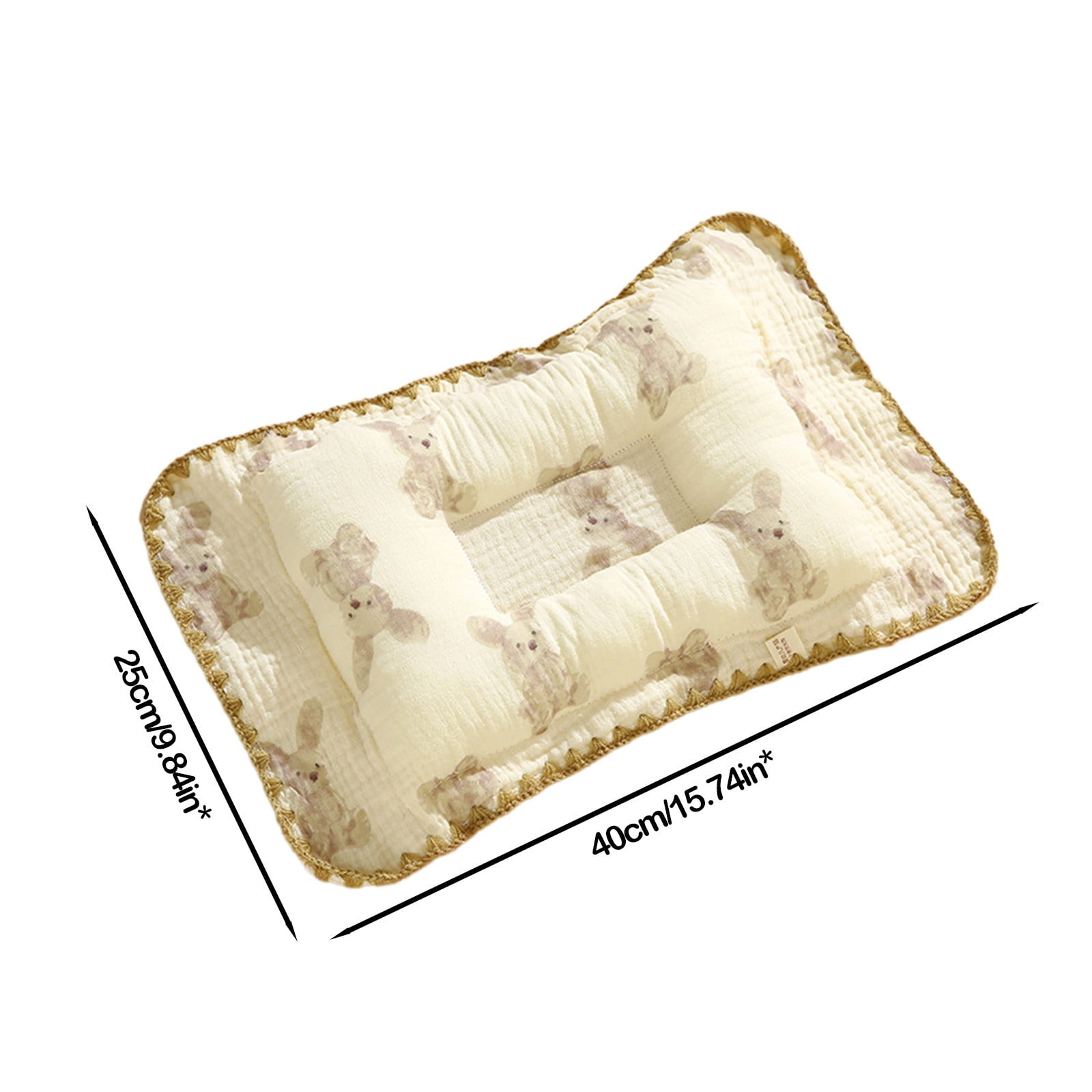 GENGEN Toddler Pillow, Soft Toddler Pillows for Sleeping, Soft Cotton ...