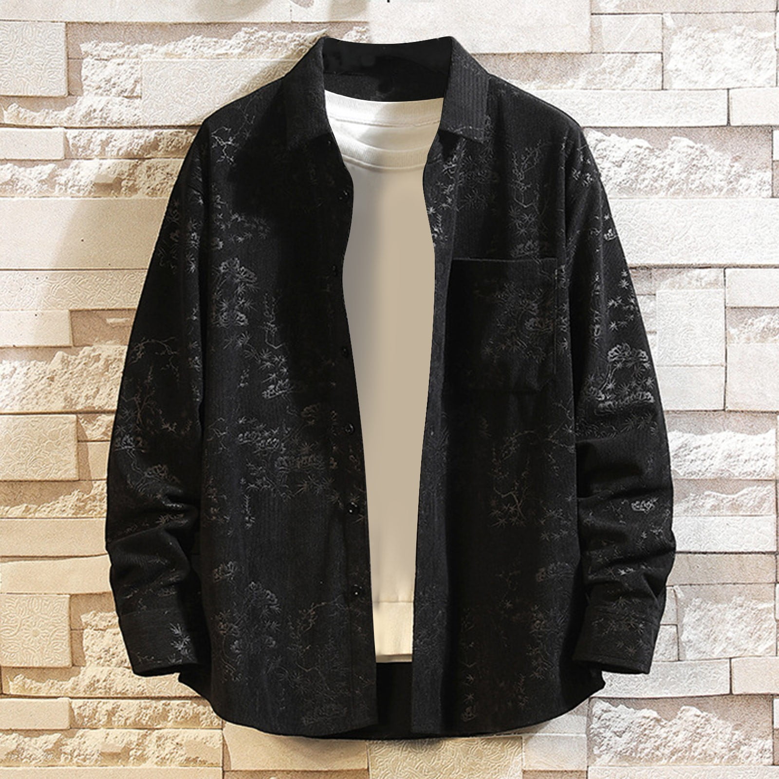 GENGING Chinese Style Wedding Long Cheongsam Robe Tang Suit Men ...