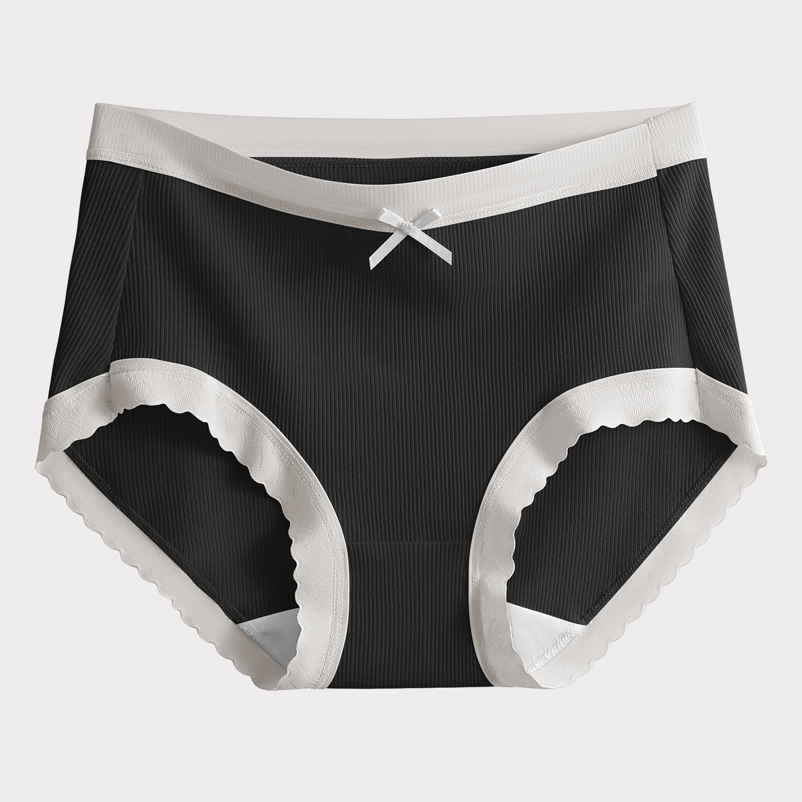 GENGING Mid - rise Brief Underwear with Vertical Ribbed Pattern ...