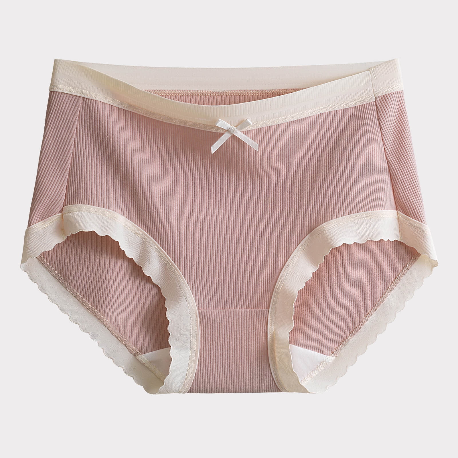 GENGING Mid - rise Brief Underwear with Vertical Ribbed Pattern ...