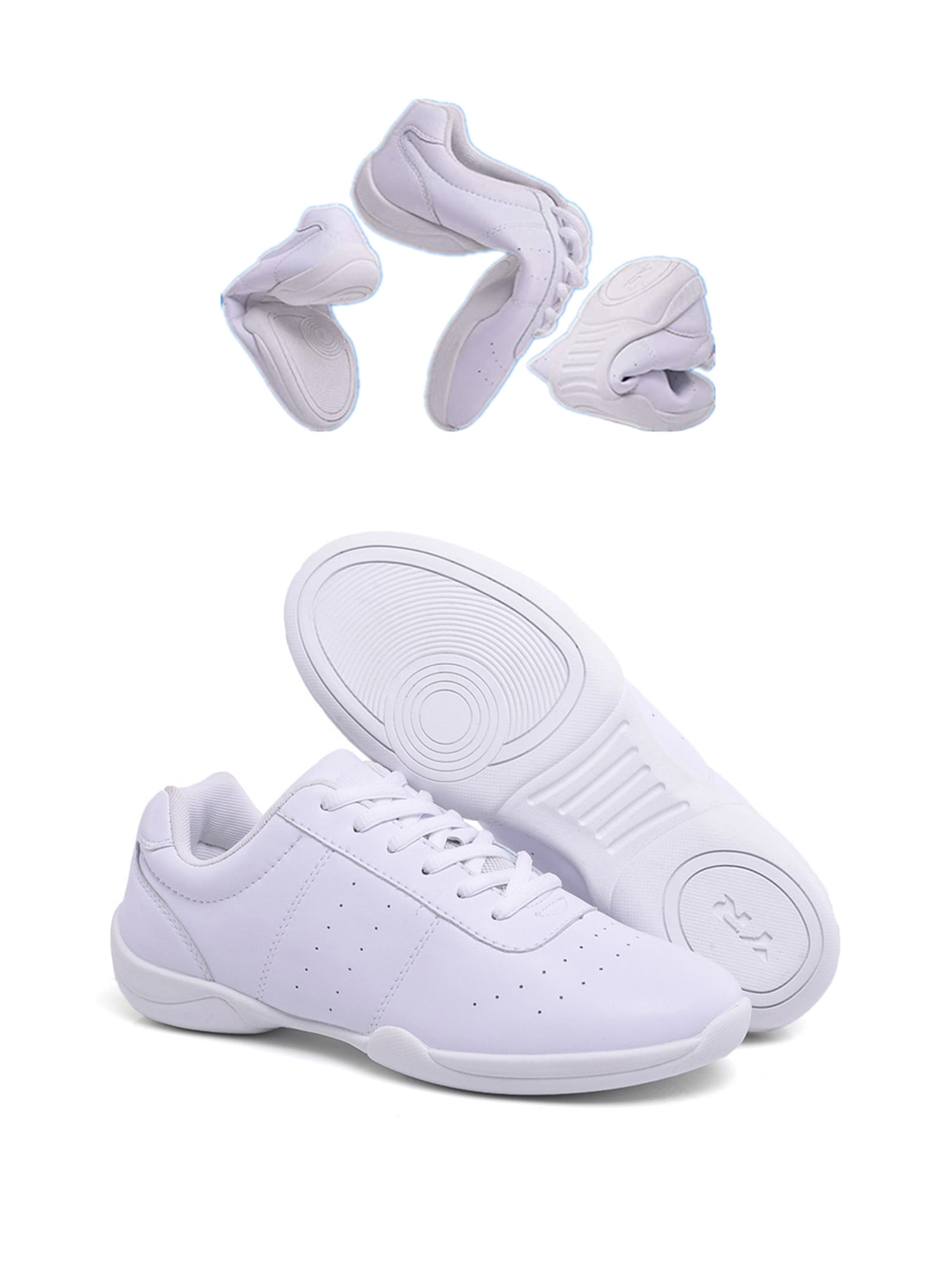 GENILU Women/Adult Cheer Shoes, Lightweight Breathable Dancing Sneakers ...