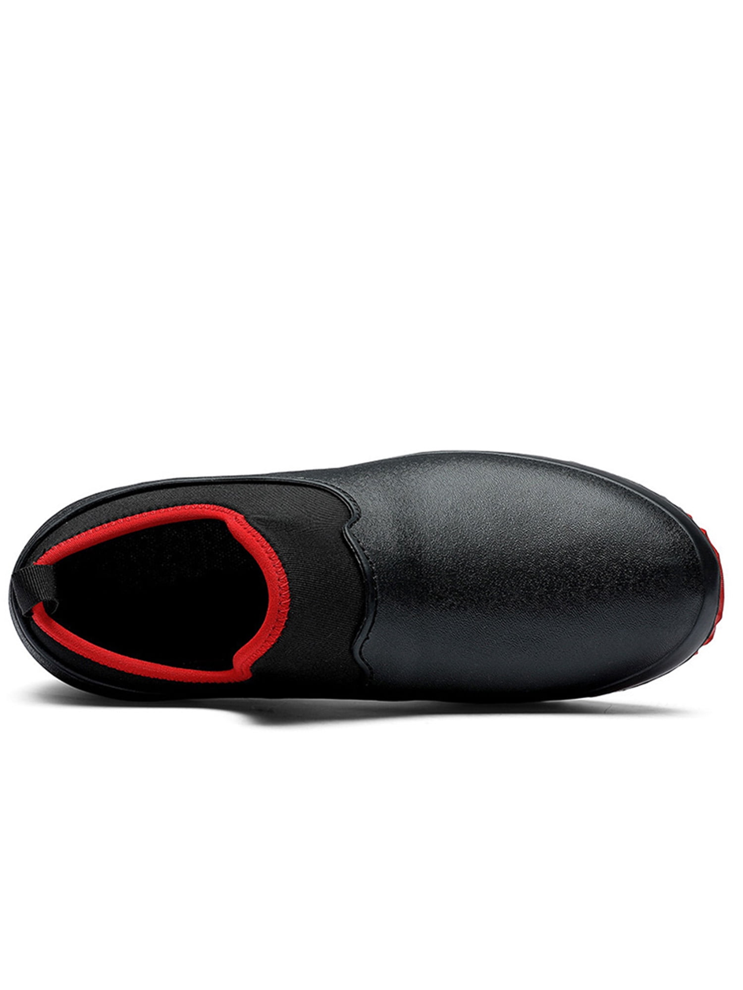 GENILU Mens Womens Oilproof Waterproof Slip On Clogs Work Garden Boots ...