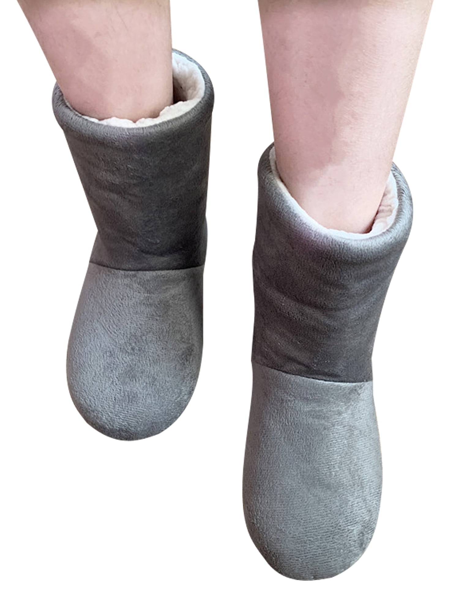 GENILU Women's Winter Warm Slippers Boots Indoor Ankle Shoes Comfy ...