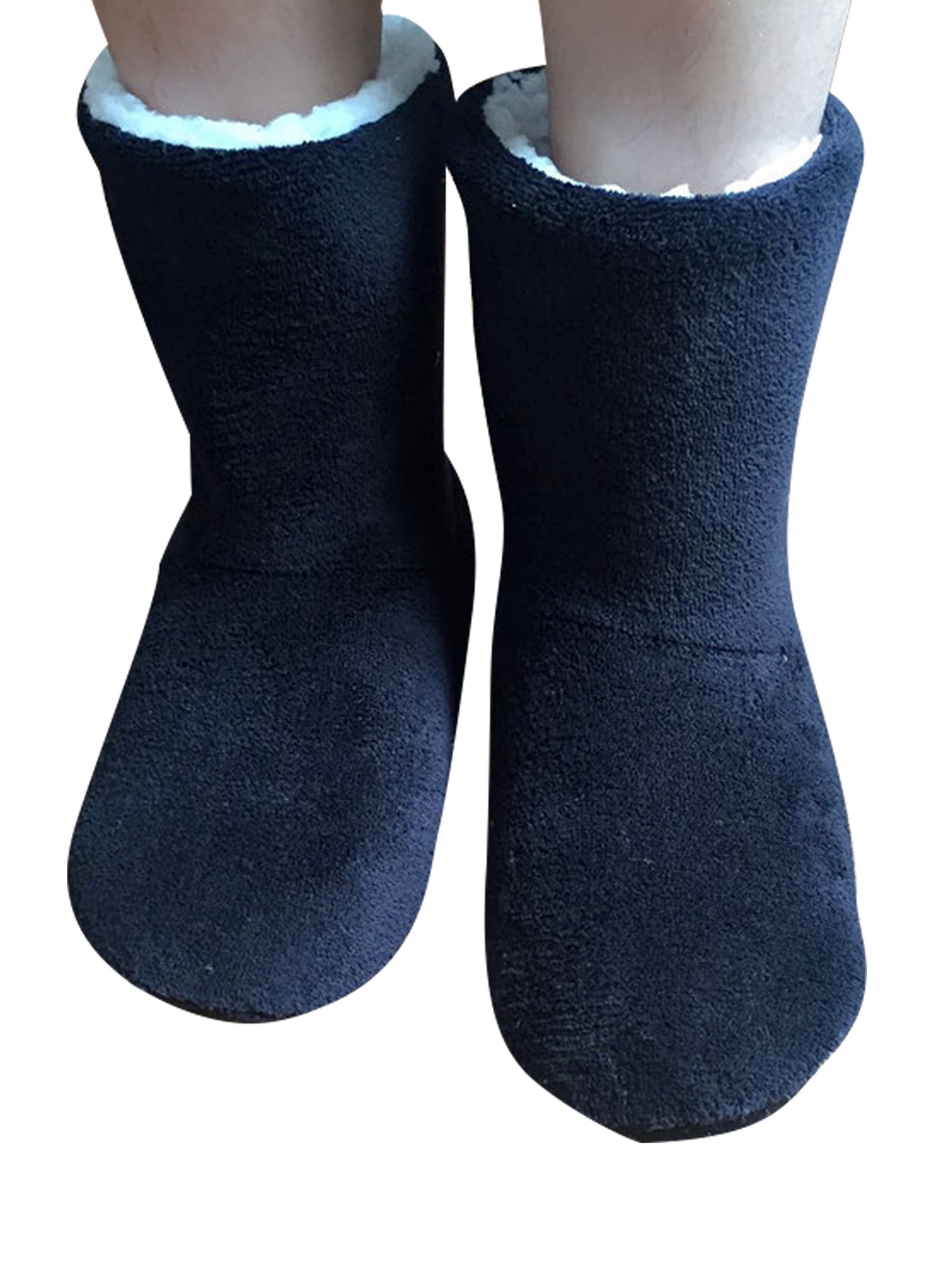 GENILU Women's Winter Warm Slippers Boots Indoor Ankle Shoes Comfy ...