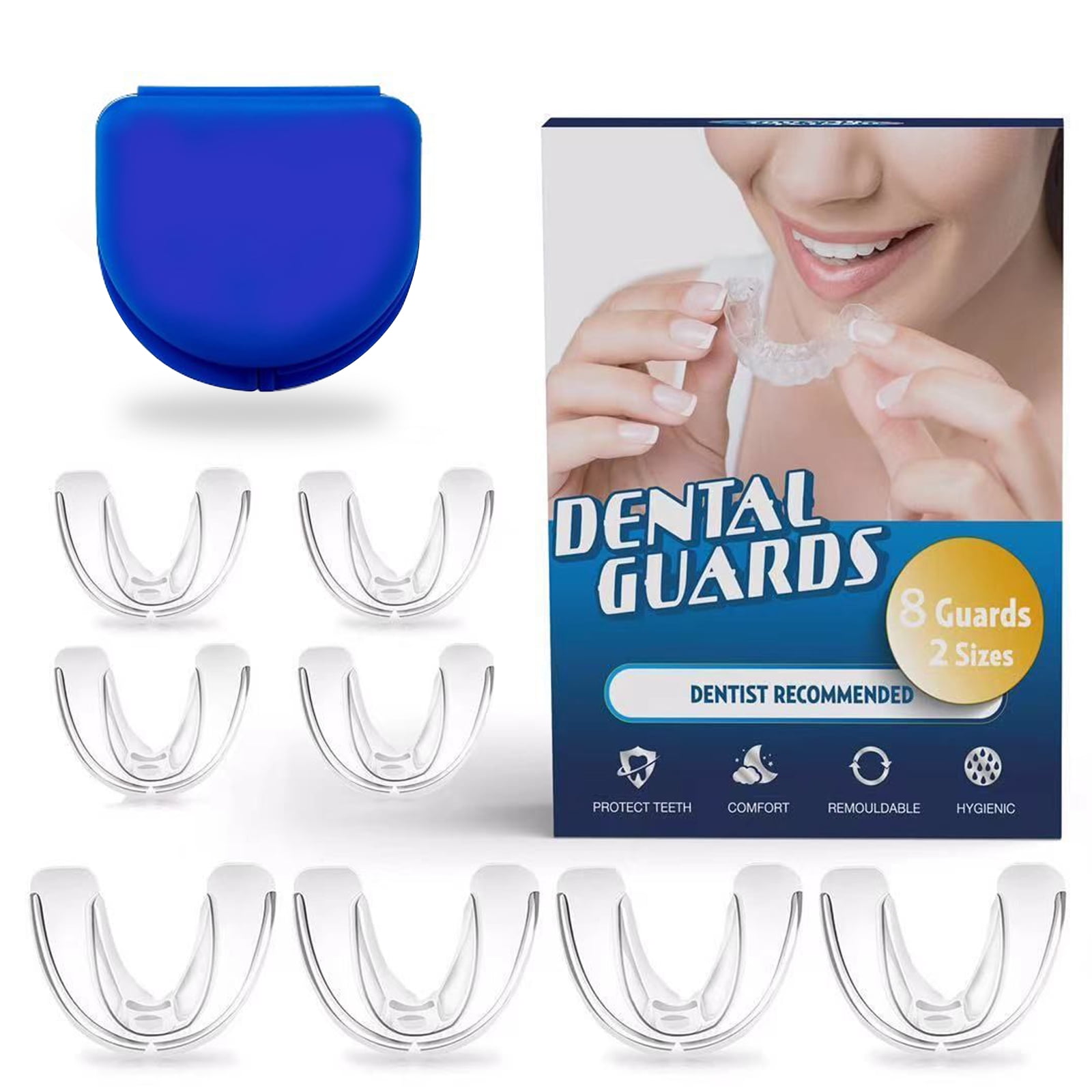 GENKENT Moldable Mouth Guards for Nighttime Teeth Grinding, 2 Sizes ...