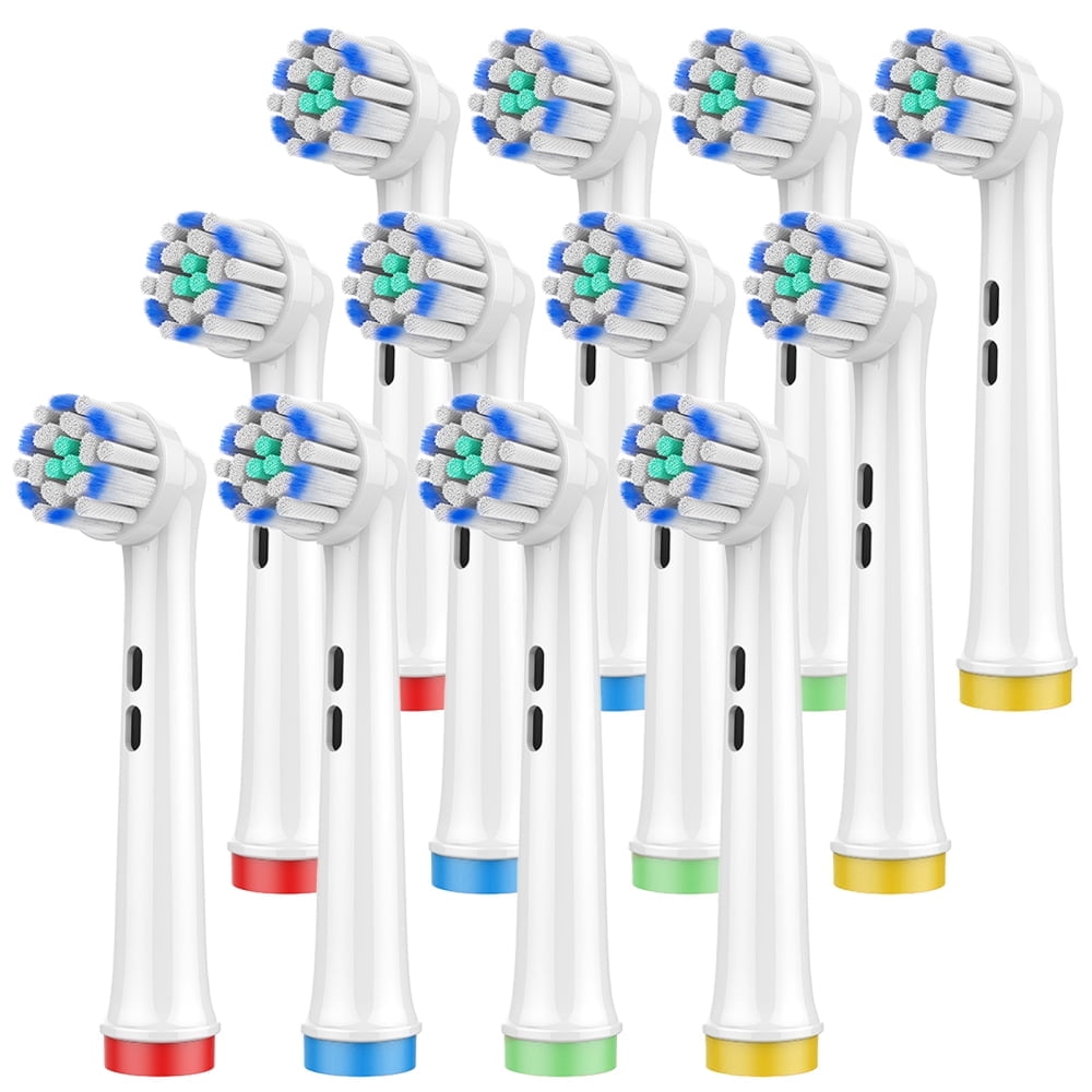 GENKENT Replacement Toothbrush Heads Compatible with Oral B Braun 12Pcs ...