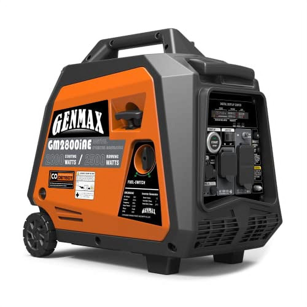 GENMAX Compact Camping Power Equipment GM2800iAE Super Quiet Portable ...