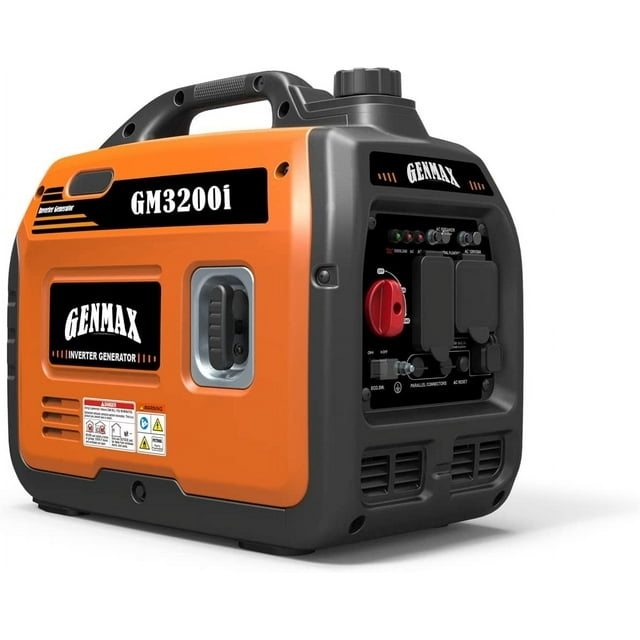 GENMAX GM-3200i Portable Inverter Generator, 3200W, Ultra-Quiet, RV ...