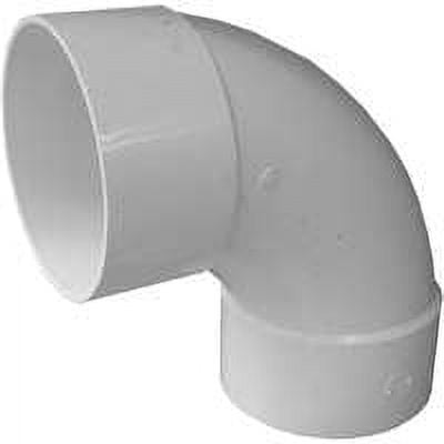 IPEX Canplas 6 In. SDR 35 90 Deg. PVC Sewer and Drain Sanitary Elbow (1 ...