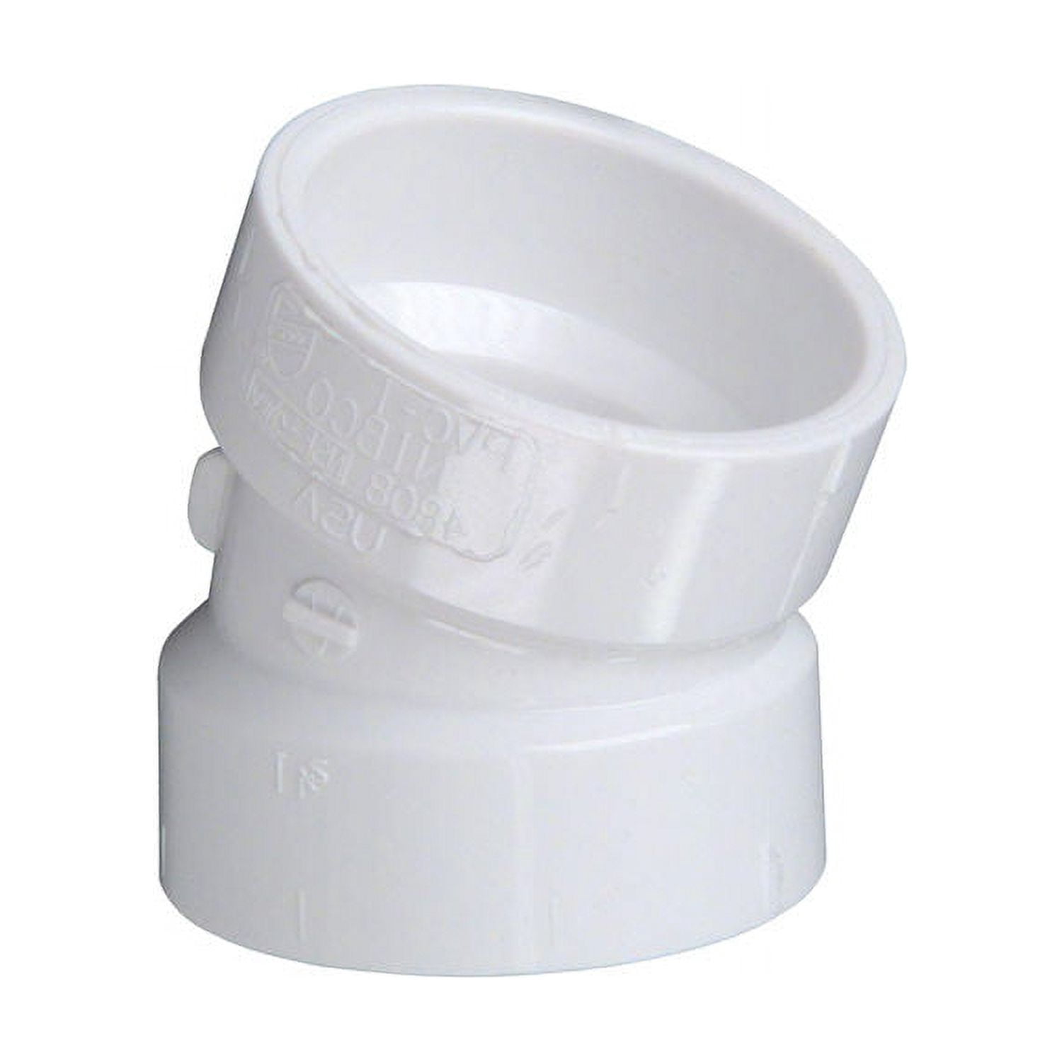 GENOVA 700 Series 70820 Drain Pipe Elbow 2 in Hub 22.5 deg - Walmart.com