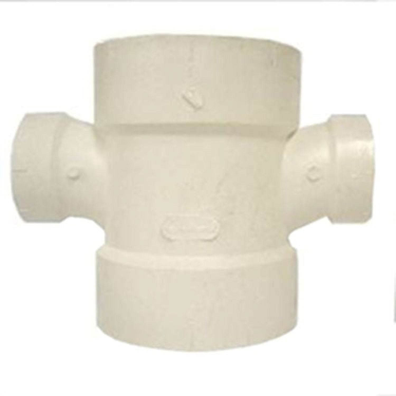 GENOVA 700 Series 73531 Reducing Double Sanitary Tee 3 x 3 in Run Hub ...