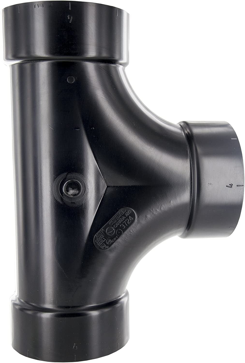 GENOVA 81644 4" ABS 2-Way CLEANOUT TEE - Walmart.com