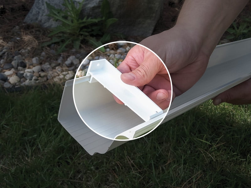 GENOVA AW106 Gutter Bracket 3.1 in L 1.1 in W Vinyl White - Walmart.com