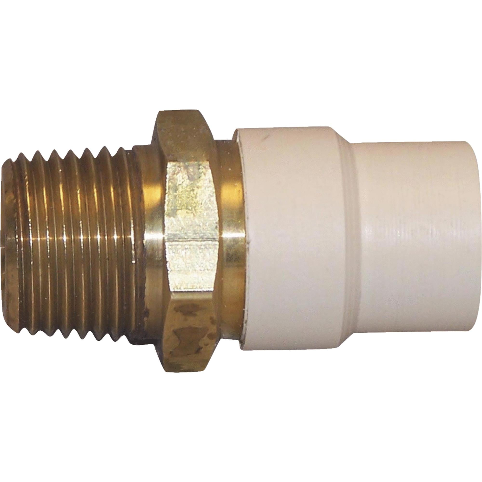 GENOVA PRODUCTS 57605Z 1/2", CPVC Transition Adapter - Walmart.com