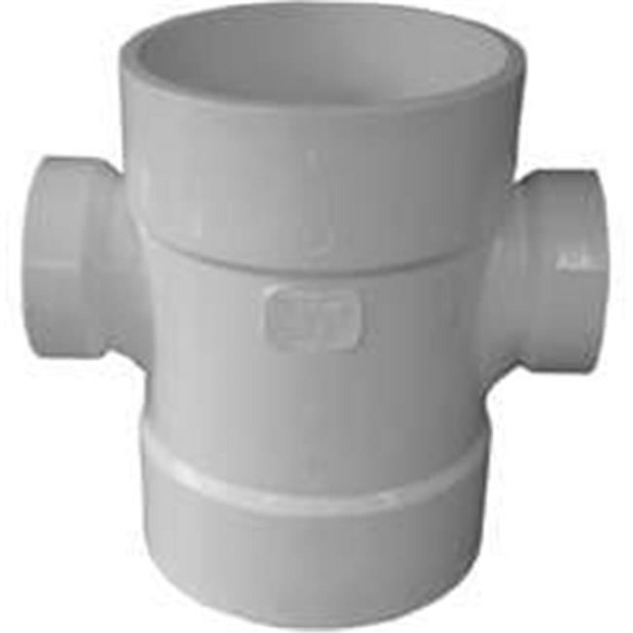 GENOVA 700 Series 73542 Reducing Double Sanitary Tee 4 x 4 in Run Hub ...