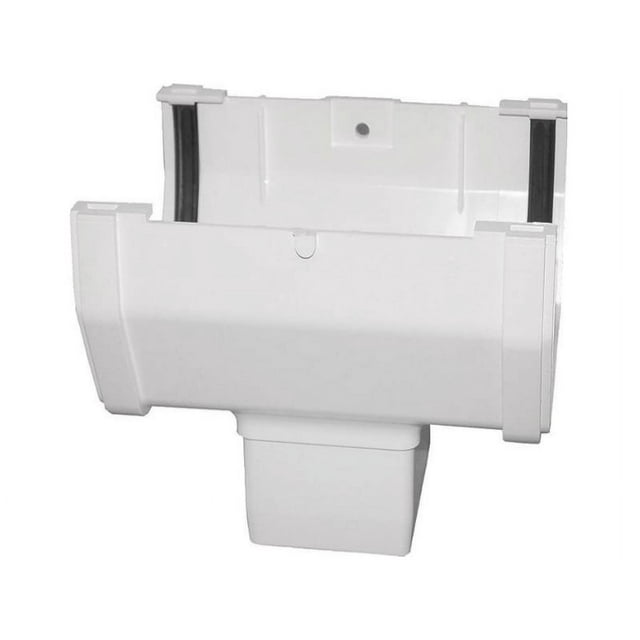 GENOVA RW104 Gutter Drop Outlet Vinyl White - Walmart.com