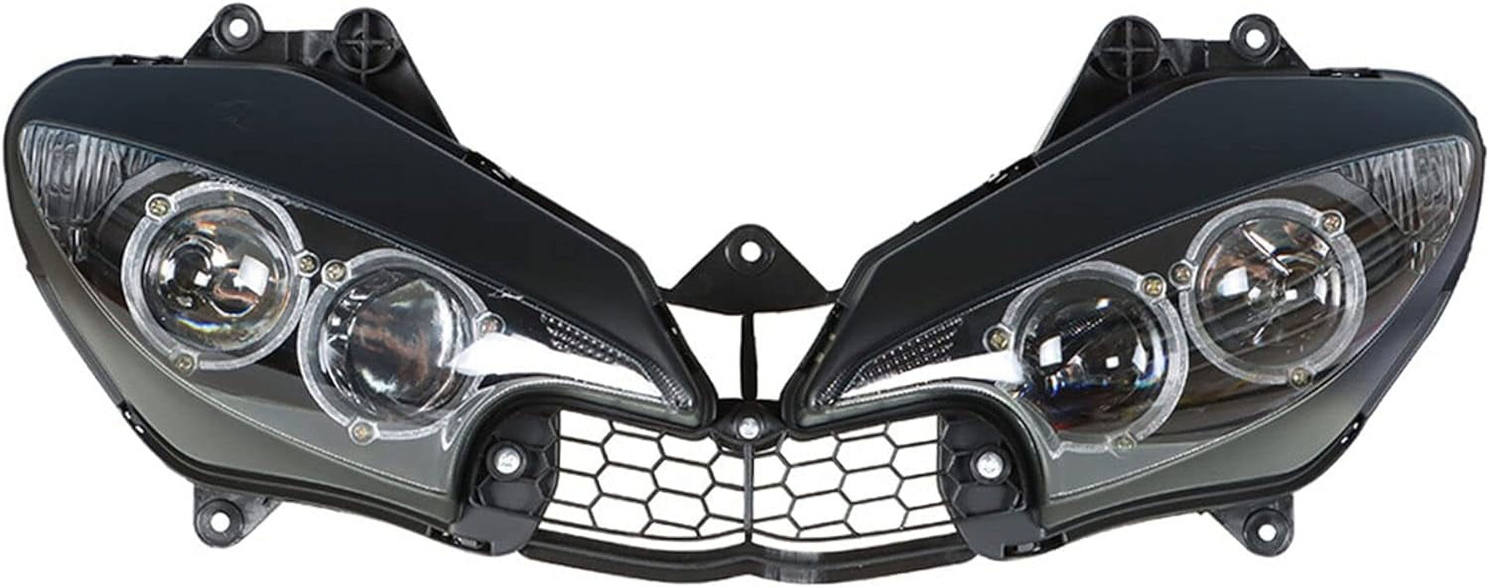 GENRICS Motorcycle Front Headlight Replacement Front Light Headlamp for ...