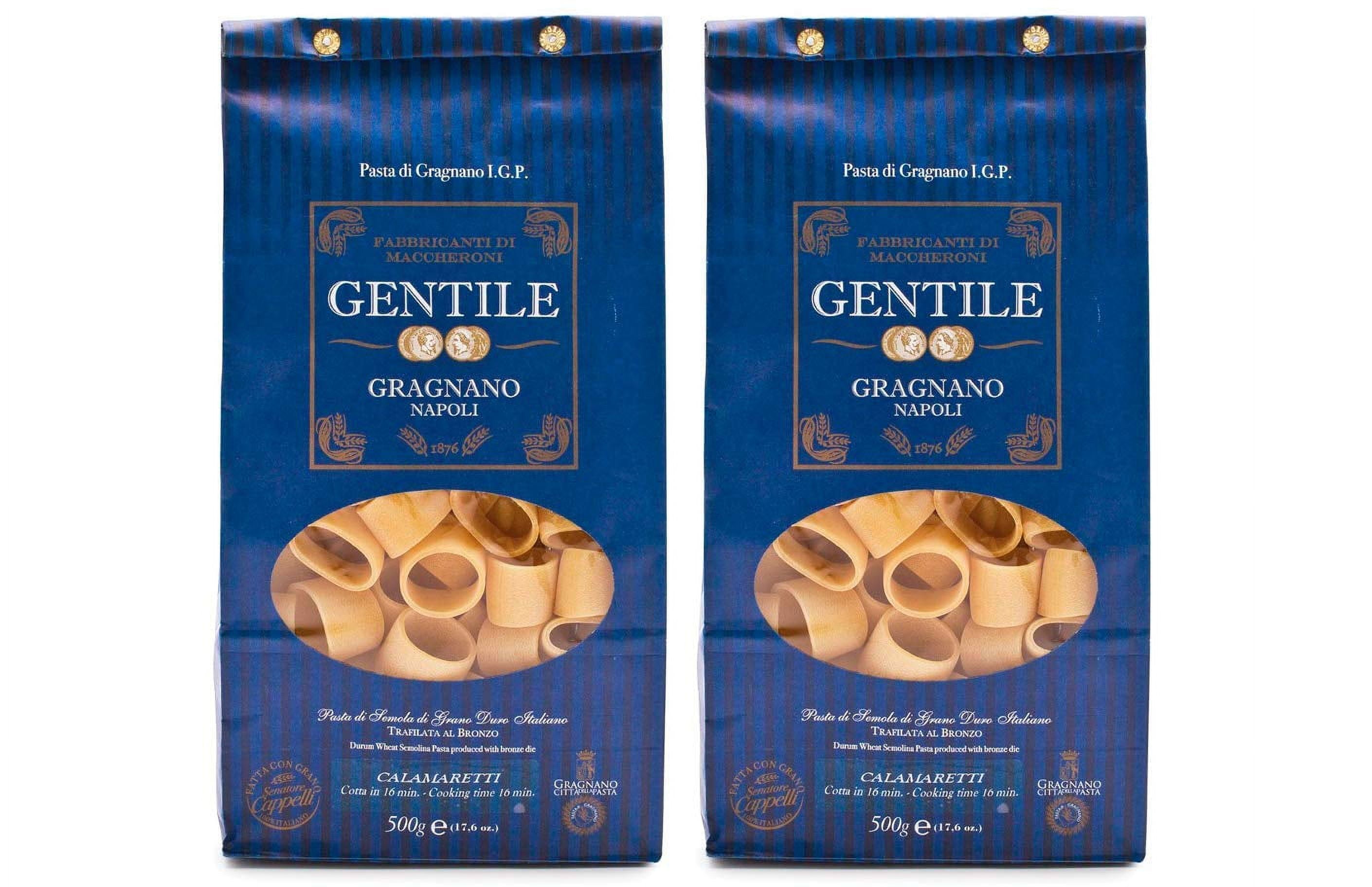 GENTILE PASTA CALAMARETTI DI GRAGNANO IGP (2 Pack - 1.1 lb each ...