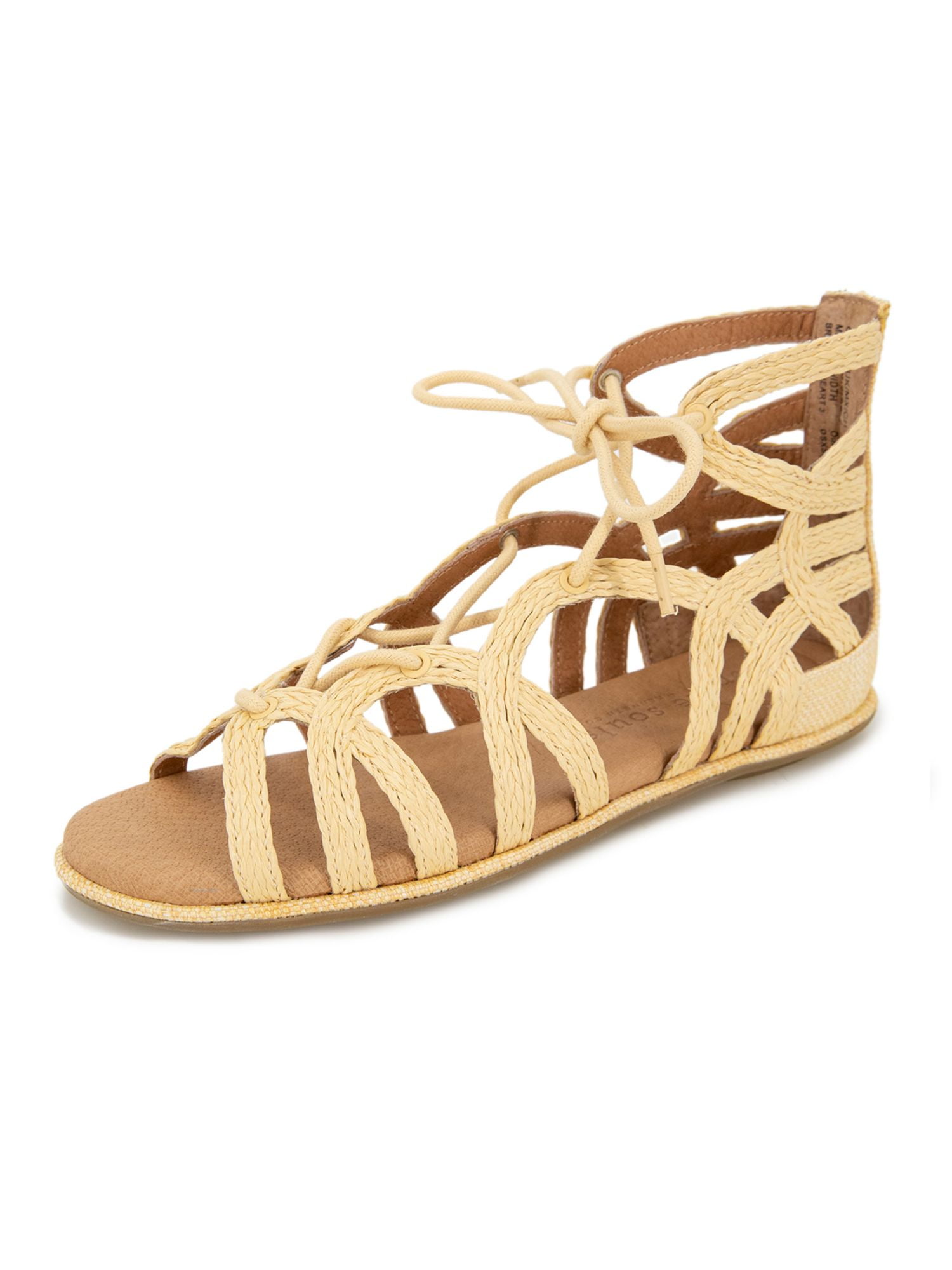 GENTLE SOULS KENNETH COLE Womens Beige Woven Padded Break My Heart ...