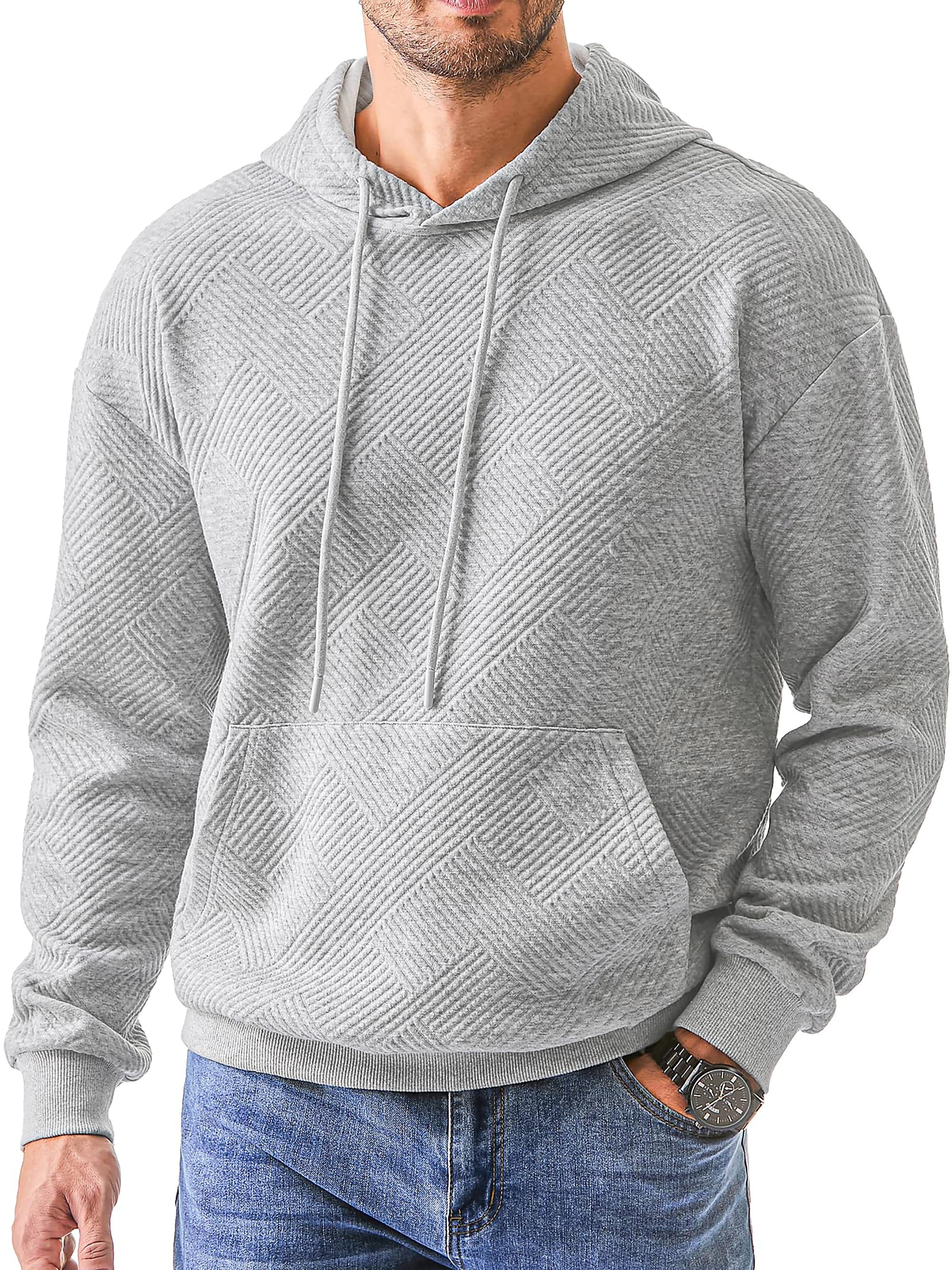 GENTS BLISS Long Sleeve Men Hoodies Sweatshirts Geometric Texture ...