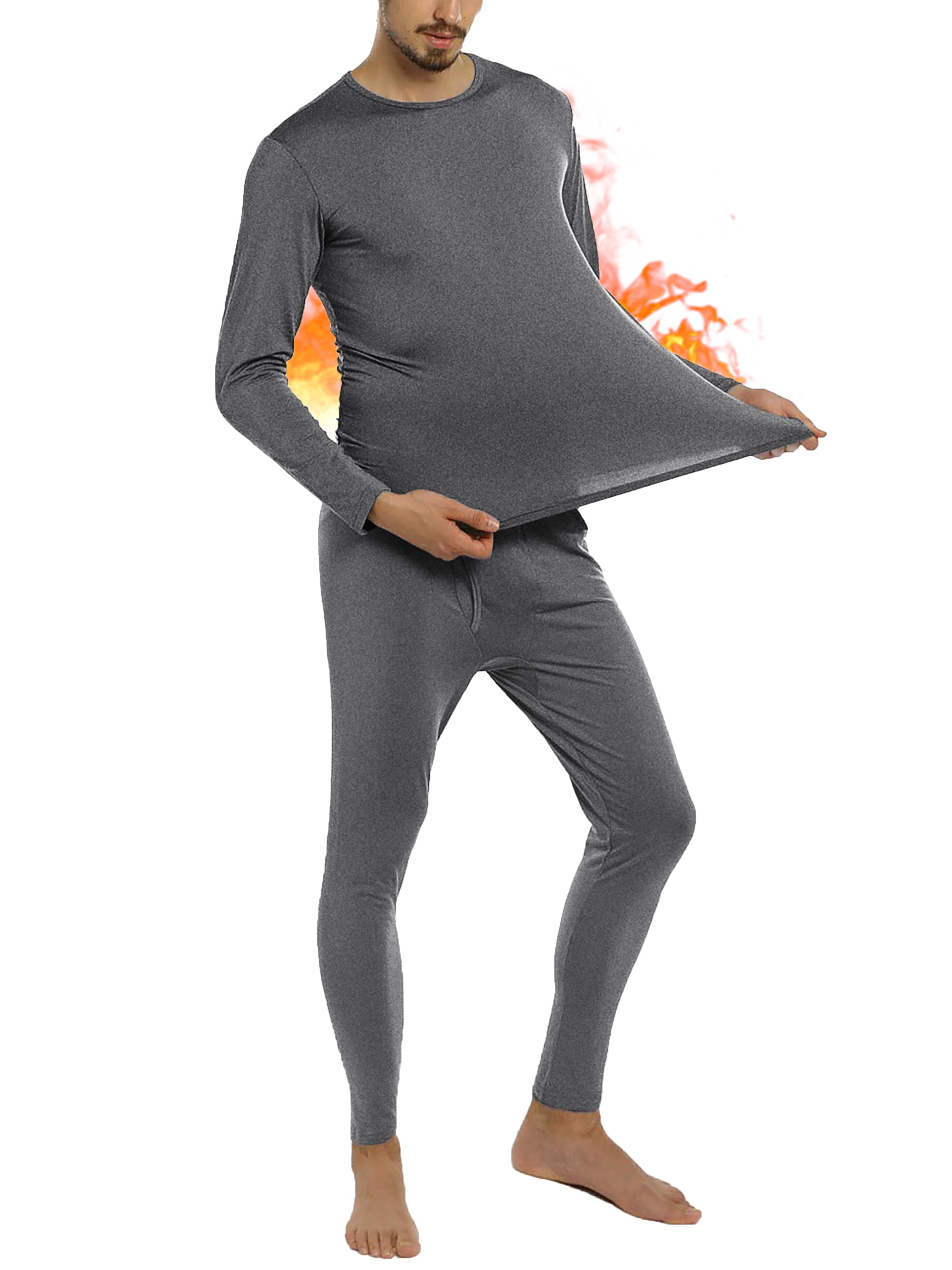 GENTS BLISS Men Thermal Underwear Fleece Lined Thermals Tops and Bottom ...