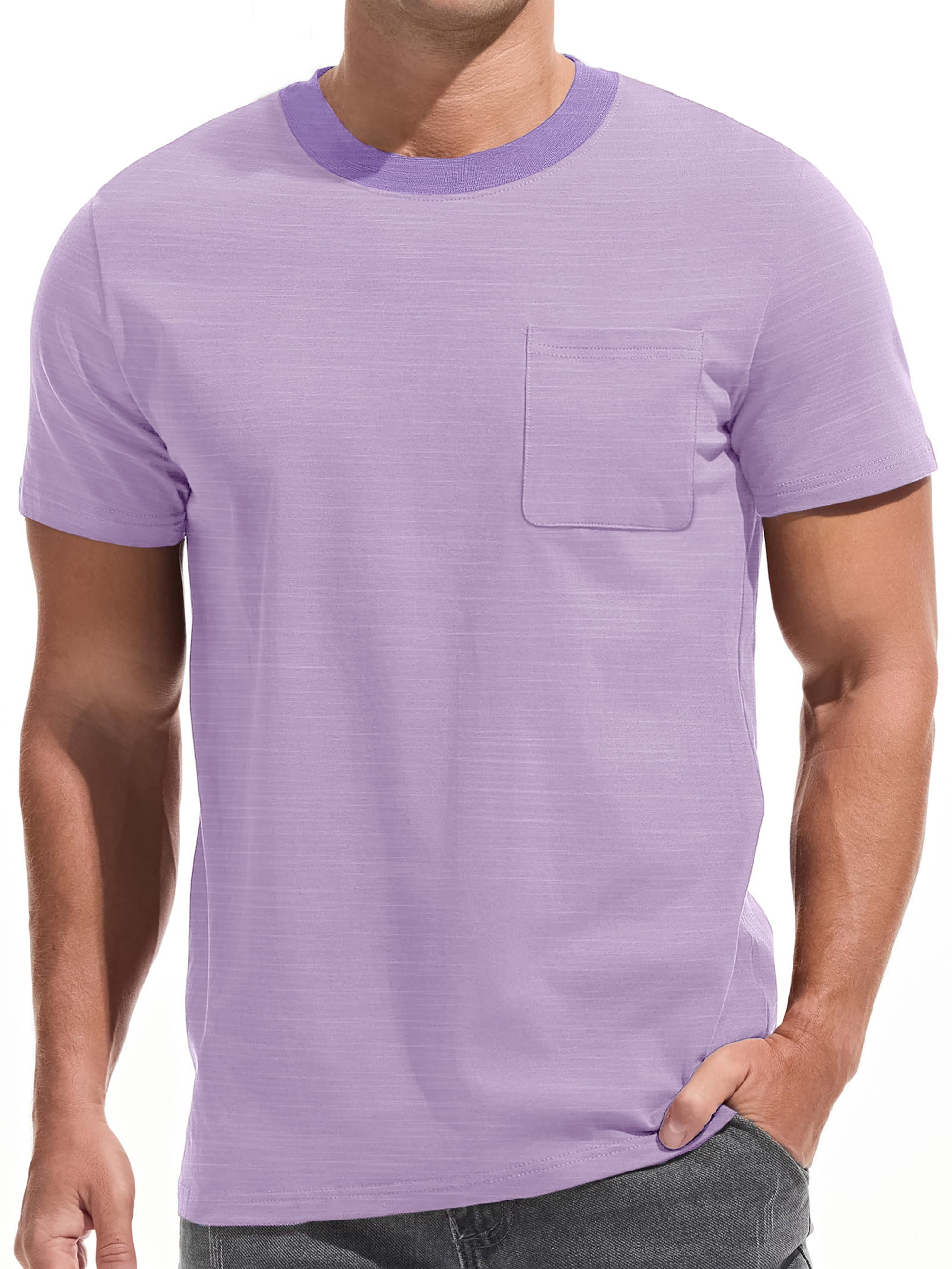 GENTS BLISS Short Sleeve Men T shirts Ribbed Crew Neck Shirts for Men ...