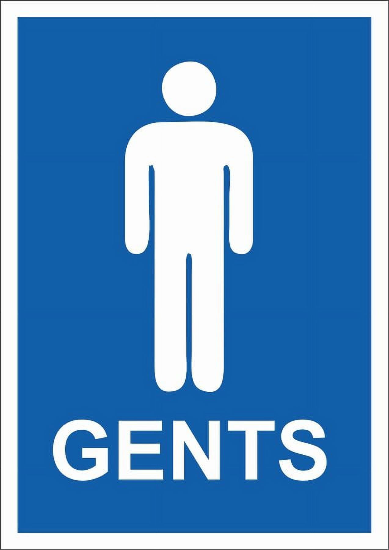 GENTS TOILET SIGN A5/A4 Metal Sign OR FOAMEX SIGN HEATH & SAFETY SIGNS ...