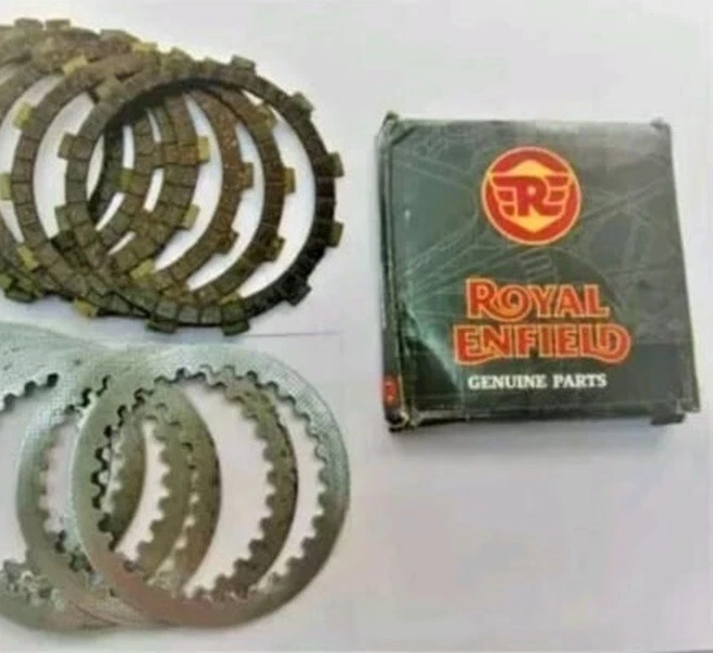 GENUINE COMPLETE CLUTCH PLATE KIT FOR ROYAL ENFIELD CLASSIC 350/500 UCE ...