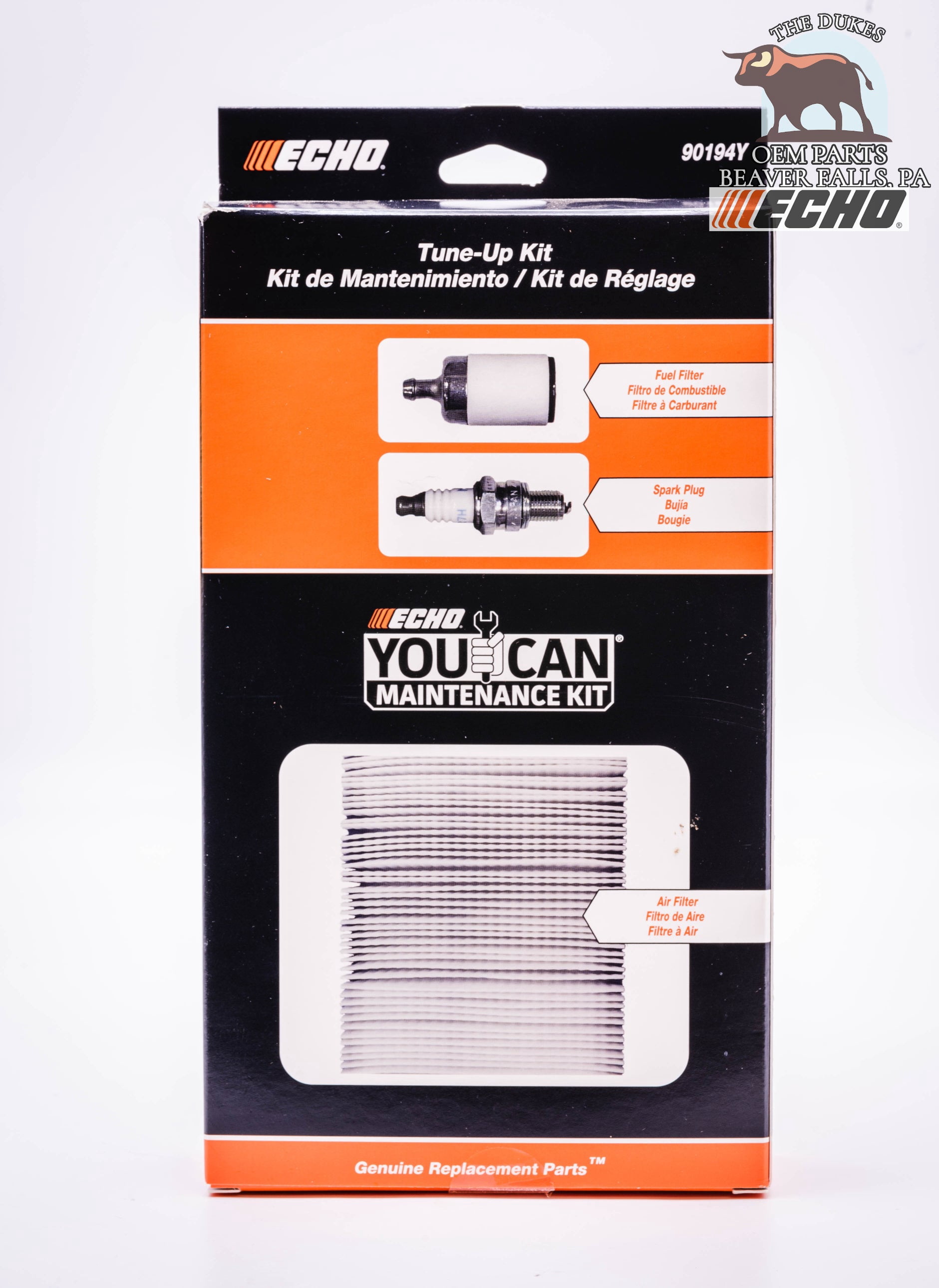 GENUINE ECHO AIR, FUEL FILTER AND SPARK PLUG TUNE UP KIT FITS PB-8010 ...