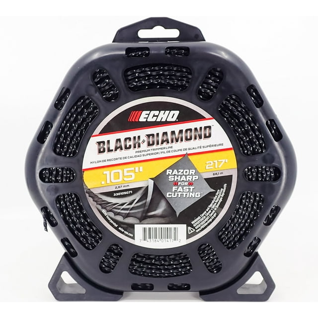 GENUINE ECHO BLACK DIAMOND TRIMMER LINE .105 1LB PKG 217 FEET - Walmart.com