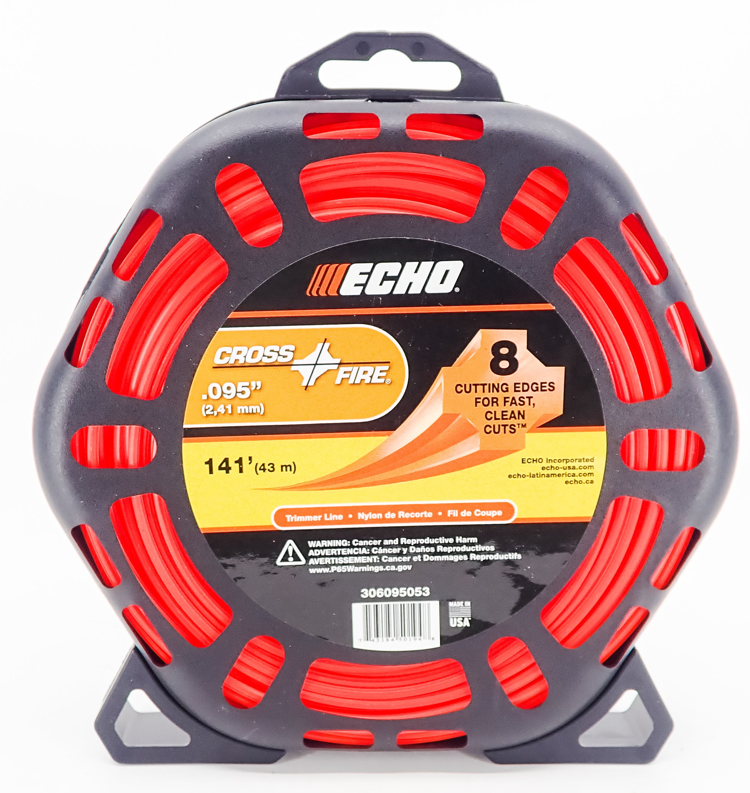 GENUINE ECHO CROSSFIRE TRIMMER LINE .095 1/2LB PACKAGE - Walmart.com