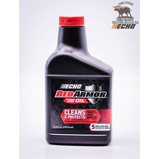 GENUINE ECHO RED ARMOR 2 STROKE OIL 12.8 BOTTLE 5 GALLON MIX - Walmart.com