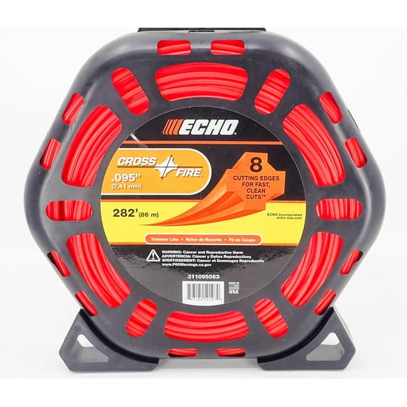 GENUINE OEM ECHO CROSSFIRE TRIMMER LINE .095 1LB PACKAGE - Walmart.com