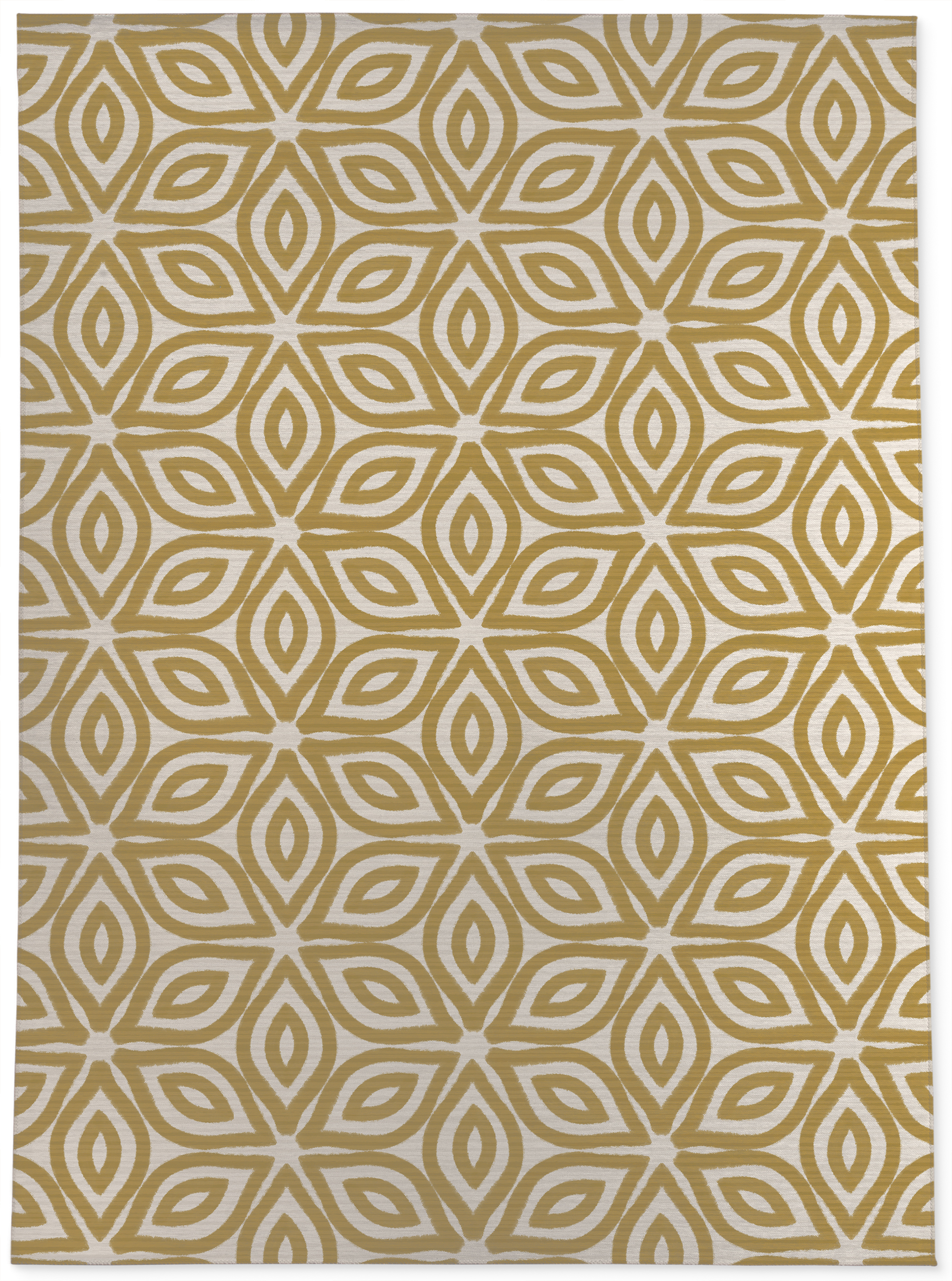 GEO LILY GOLD Kitchen Mat By Kavka Designs - Walmart.com