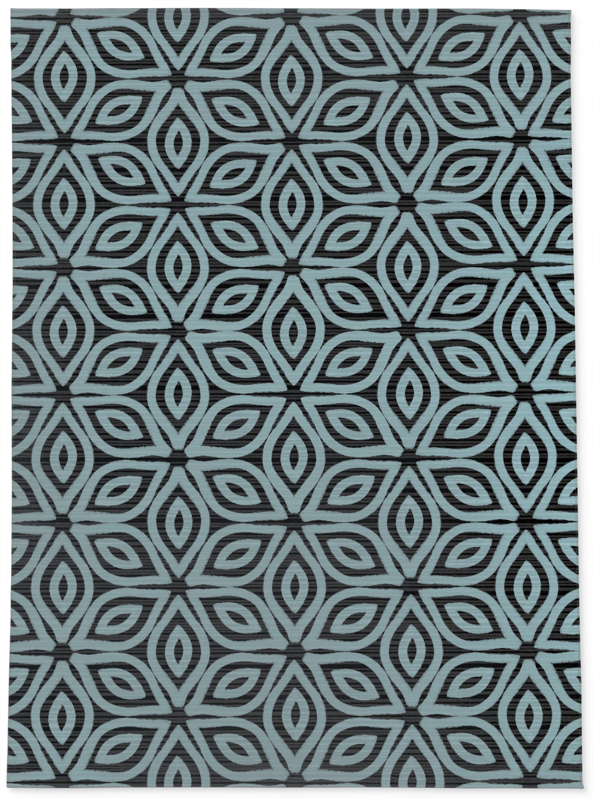 GEO LILY TEAL Office Mat By Kavka Designs - Walmart.com