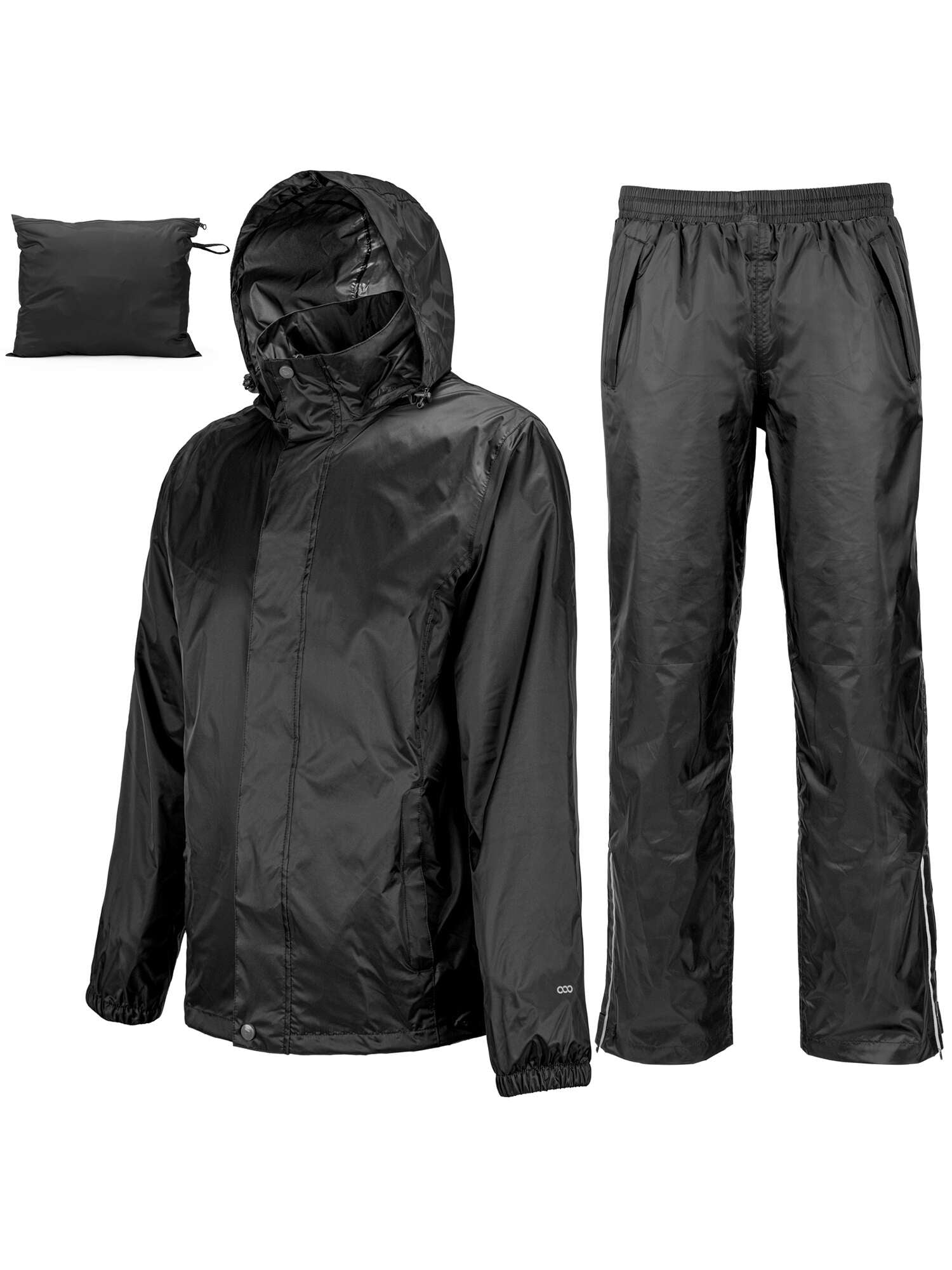 GEO-NANO Men's Rain Suit Waterproof Lightweight Packable Rain Gear for ...