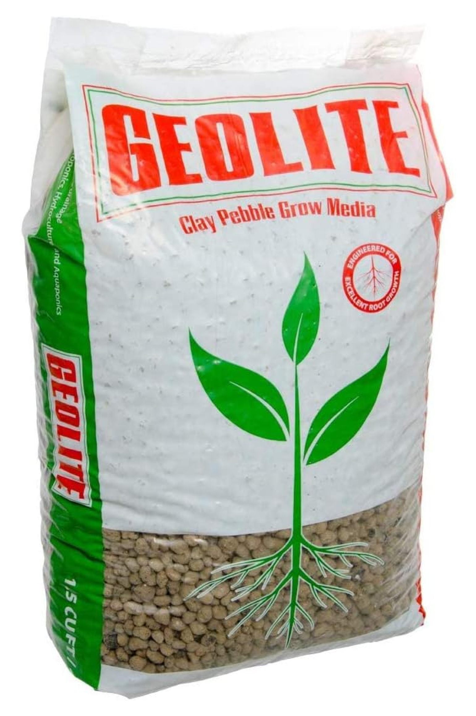 GEOLITE GMGC45L Clay Pebble Grow Media, Gray, 1.5 Cu. Ft. - Walmart.com