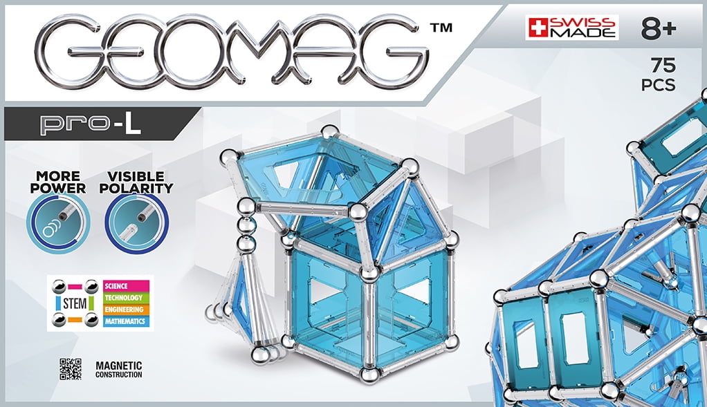 GEOMAG PRO L 75 Piece Construction Set - Walmart.com