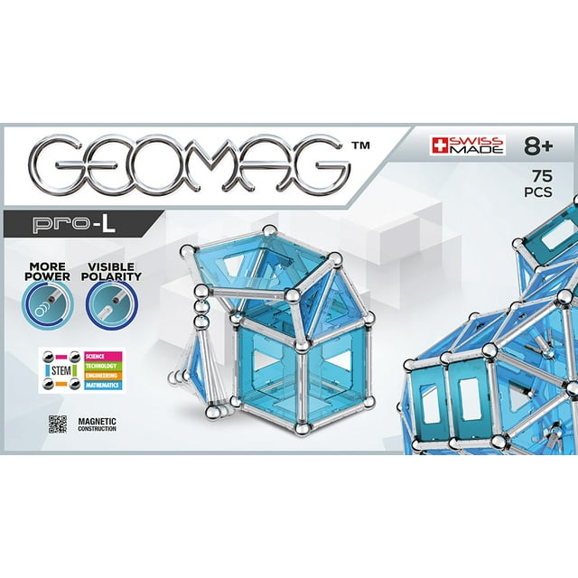 GEOMAG PRO L 75 Piece Construction Set - Walmart.com