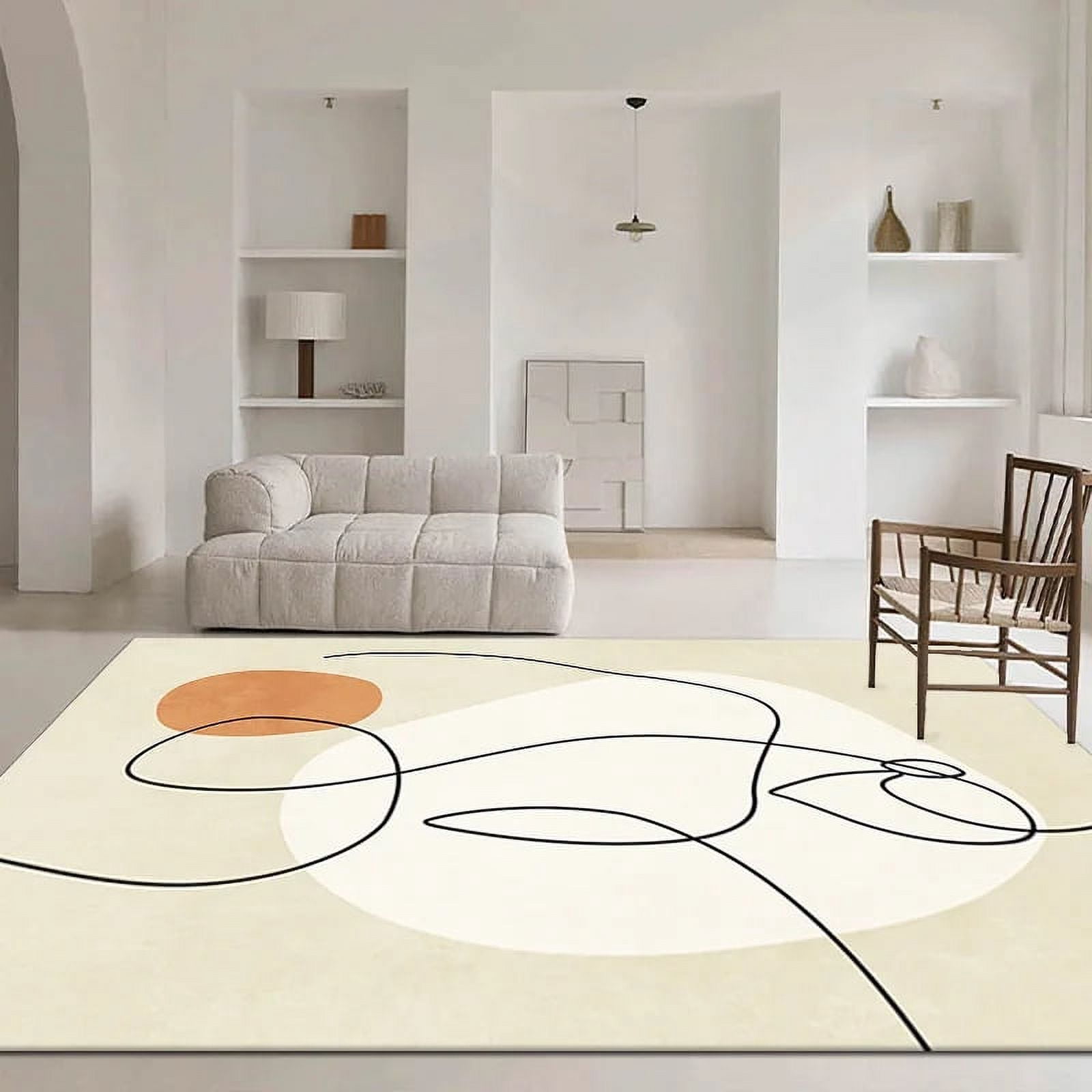 GEOMETRIC LINES Floor Mat Floor Mat INS Style Soft Bedroom Floor House ...